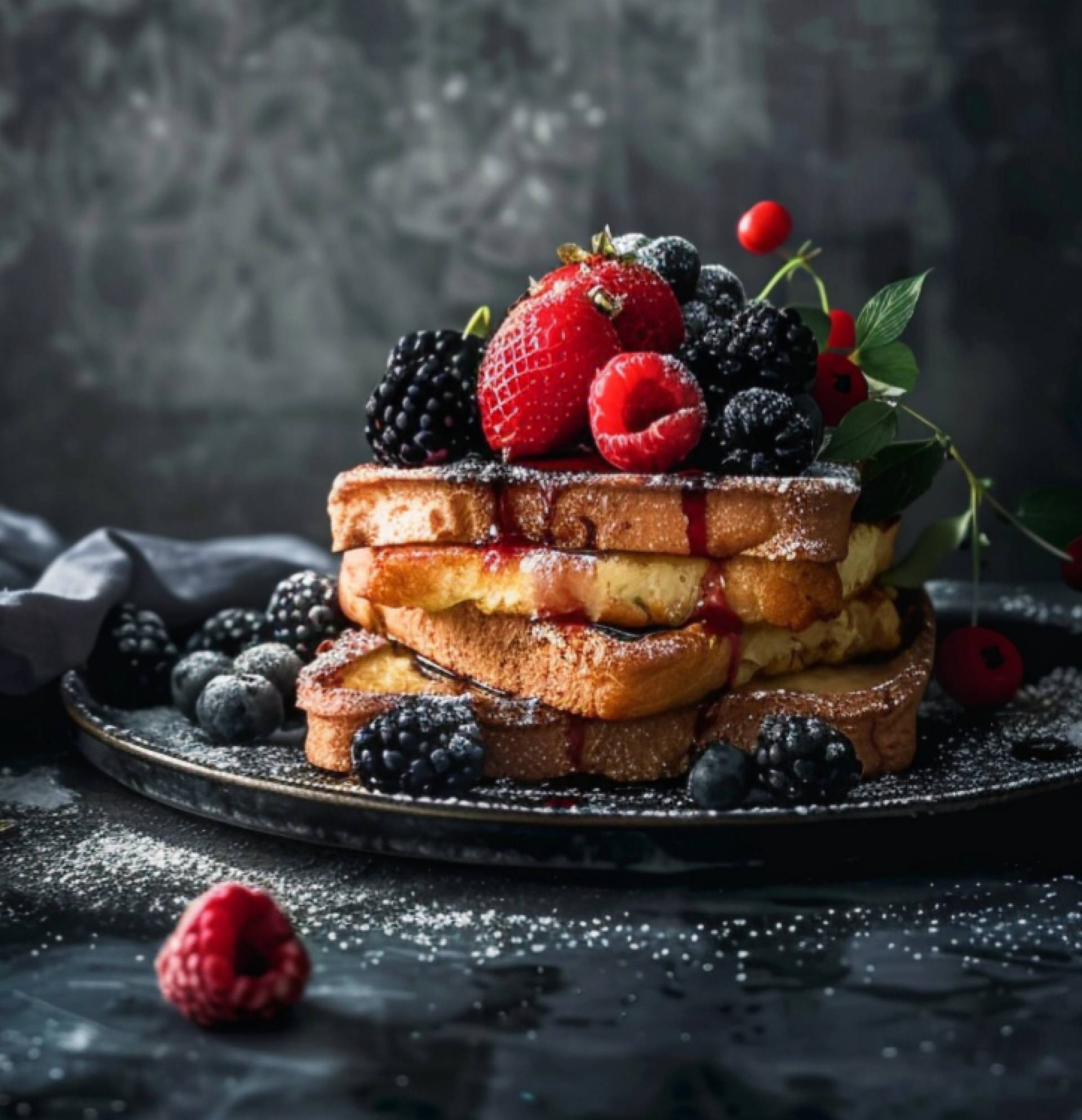 Mixed Berry French Toast - Fit Prep